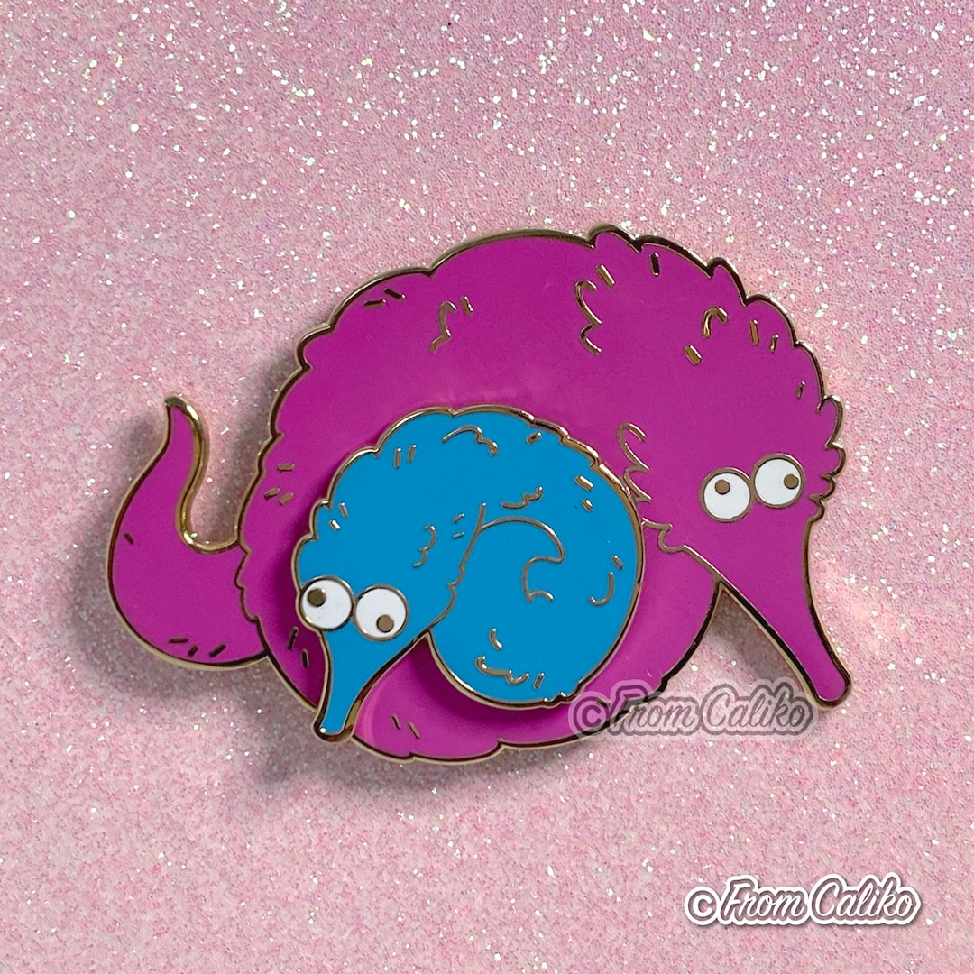 Mama Worm on A String Pin - Hard Enamel Pin Momma - Etsy