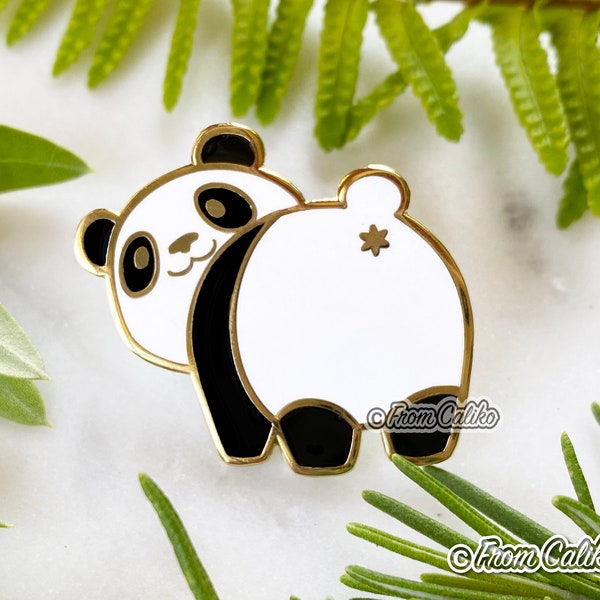 Panda Enamel Pin - Etsy