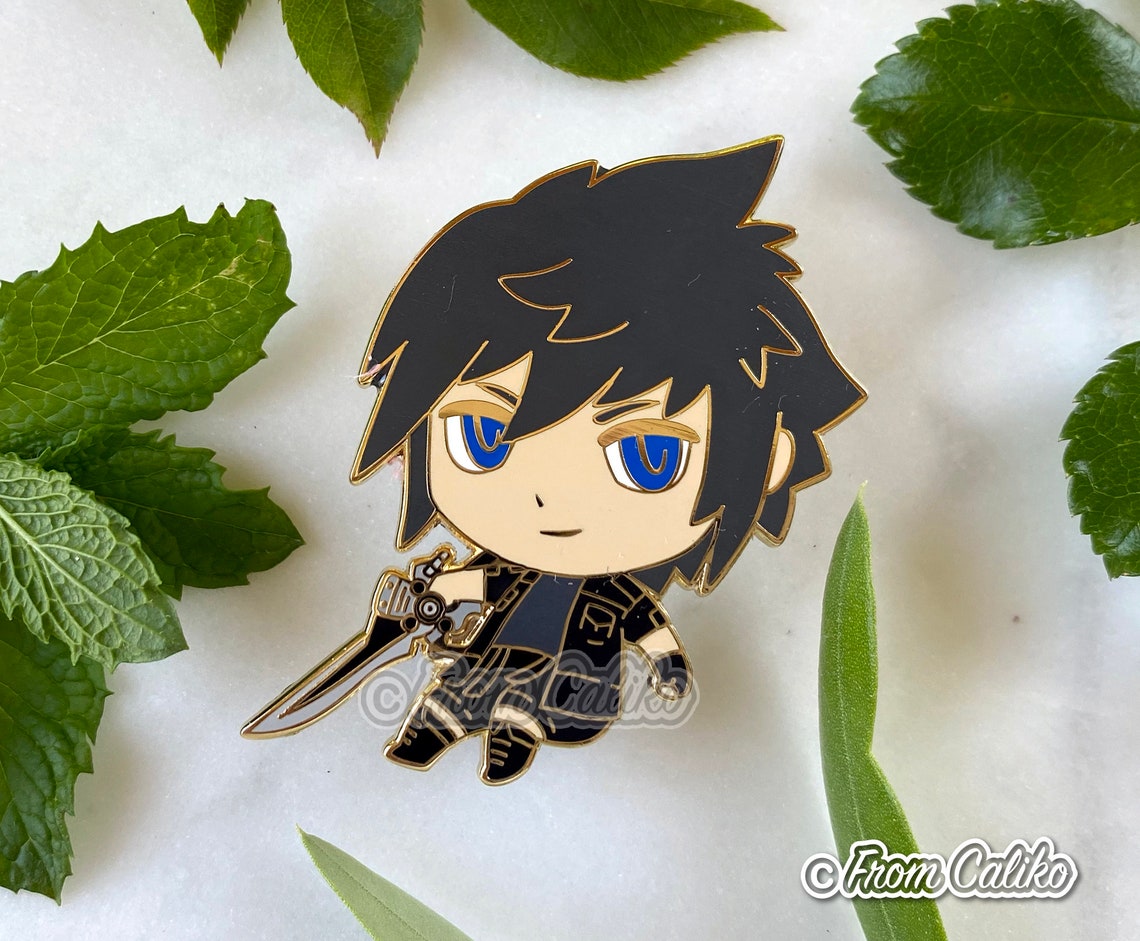 Final Fantasy XV FFXV Enamel Pins Noctis Ignis Prompto - Etsy