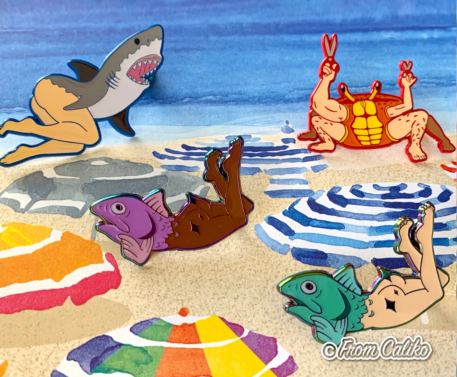 Merperson Reverse Mermaid Merman Mershark Mercrab Rainbow | Etsy