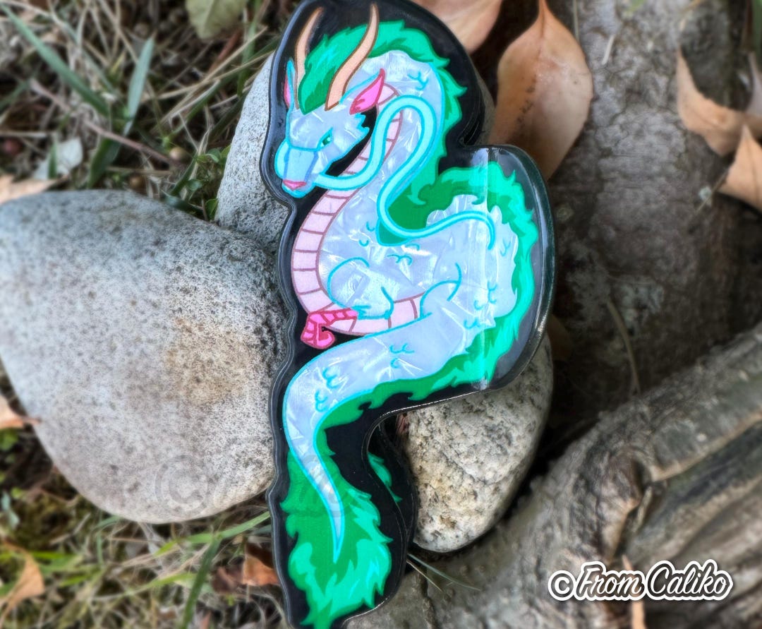 River Dragon Spirit Claw Clip - Etsy