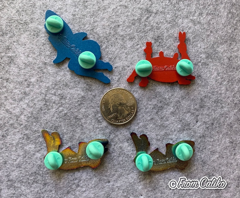 Merperson Reverse Mermaid Merman Mershark Mercrab Rainbow Enamel Pin ...