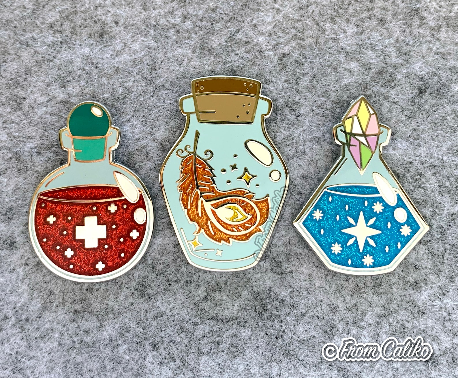 Gaming Potions Enamel Pins HP MP Phoenix Down - Etsy