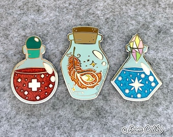 Phoenix Down Bottle Inspired by Final Fantasy / Apothecary Bottle ...