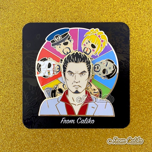 Kazuma Kiryu Enamel Pin | Etsy