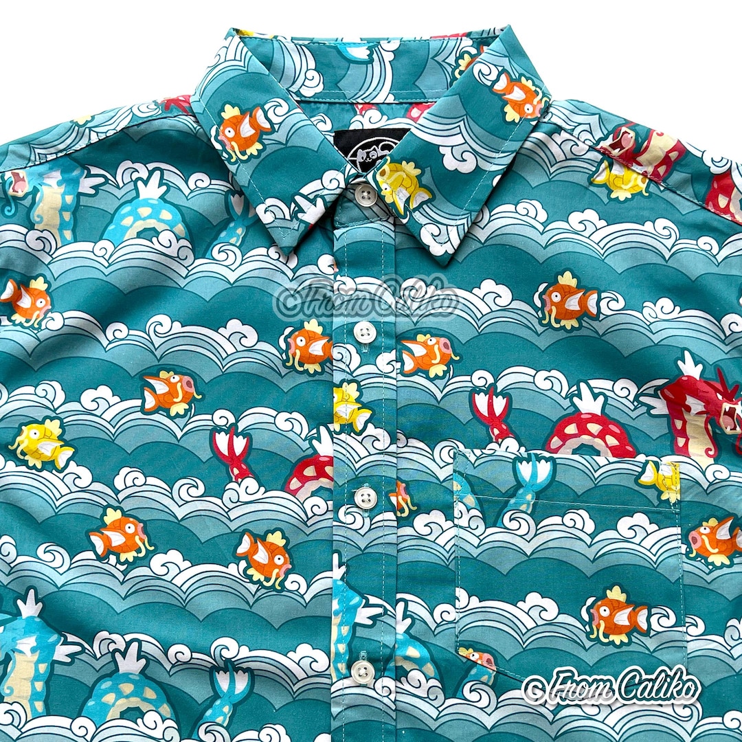 Magic Carp Fish Video Game Button up Shirt - Etsy