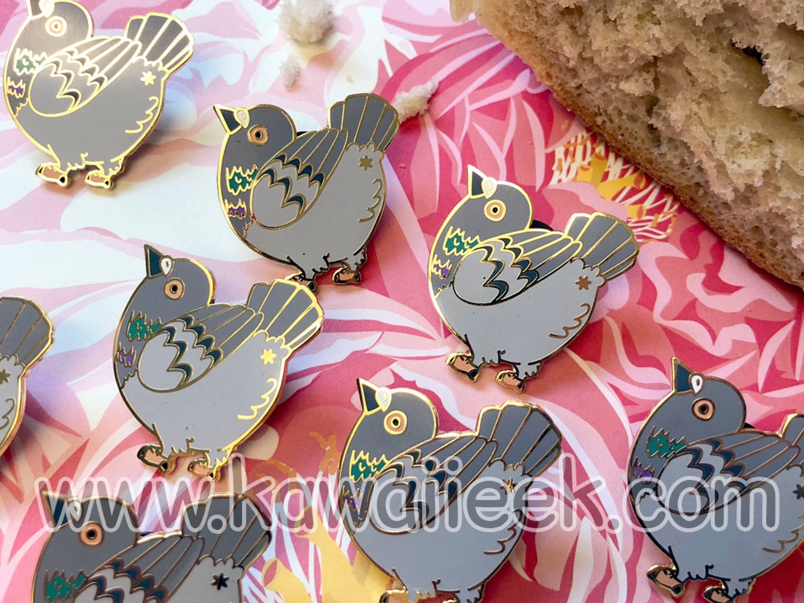 Pigeon Butt Hard Enamel Pin Pigeon Pin - Etsy Australia