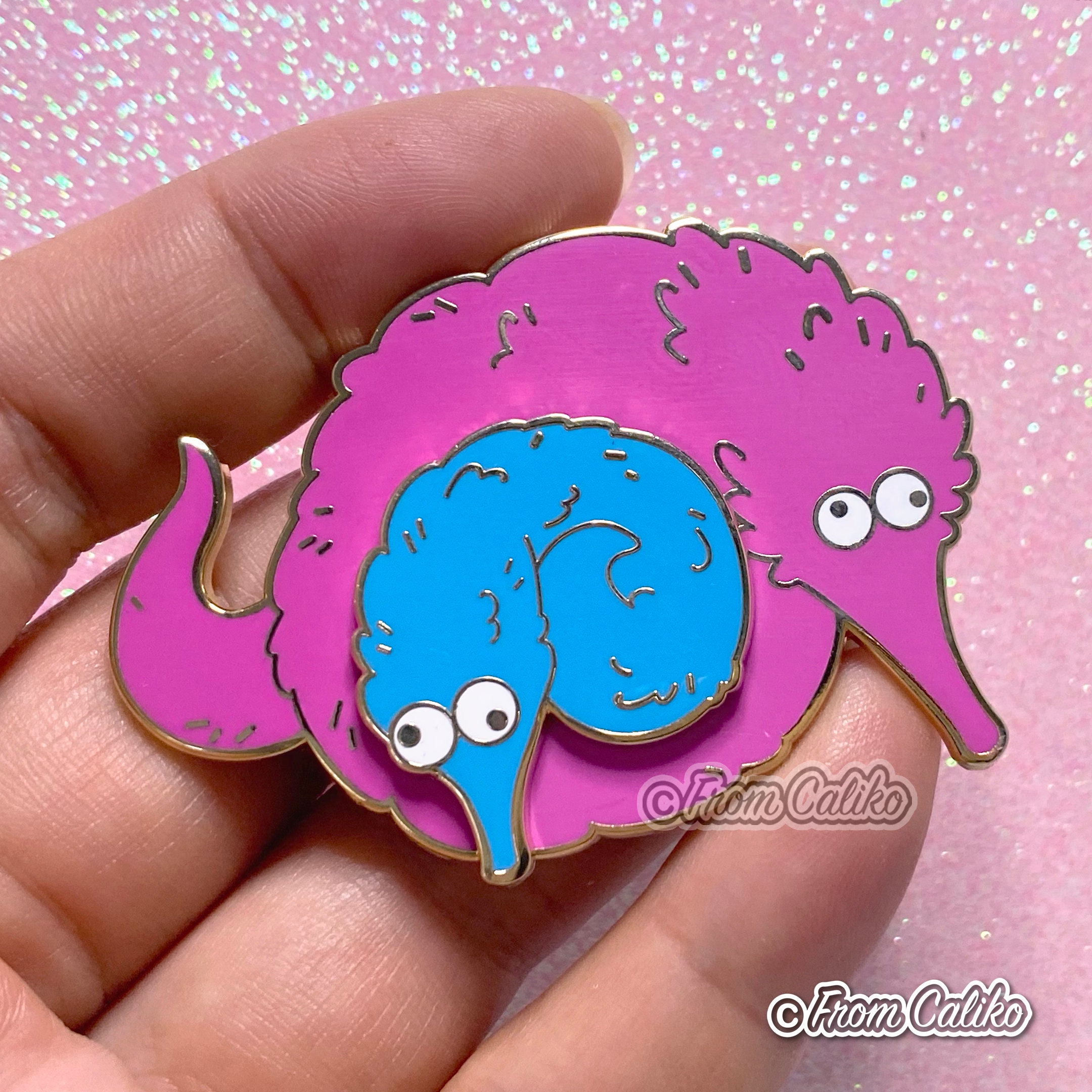 Mama Worm on A String Pin - Hard Enamel Pin Momma - Etsy