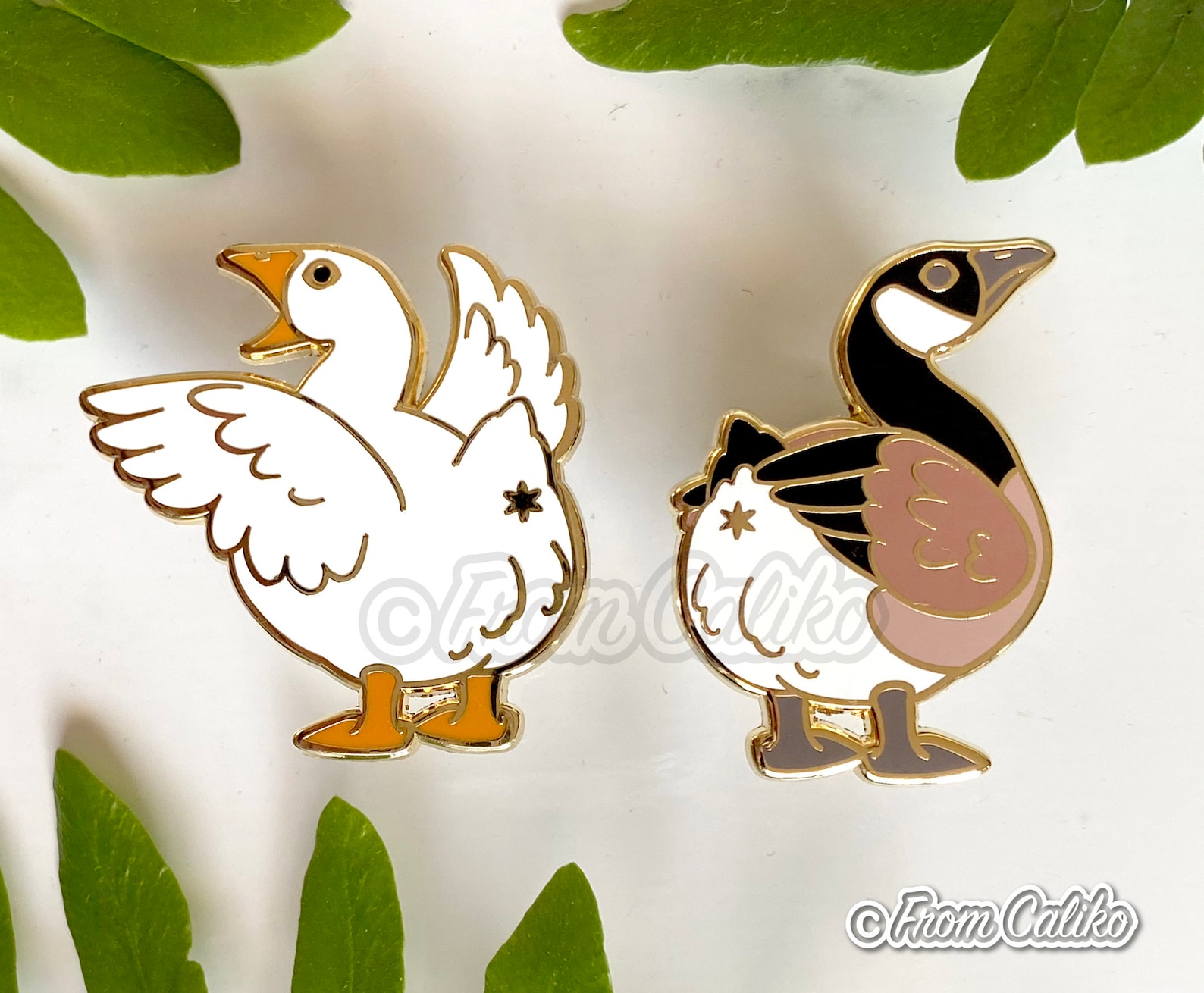 Geese Butt Hard Enamel Pins White Goose Canada Goose Pin - Etsy