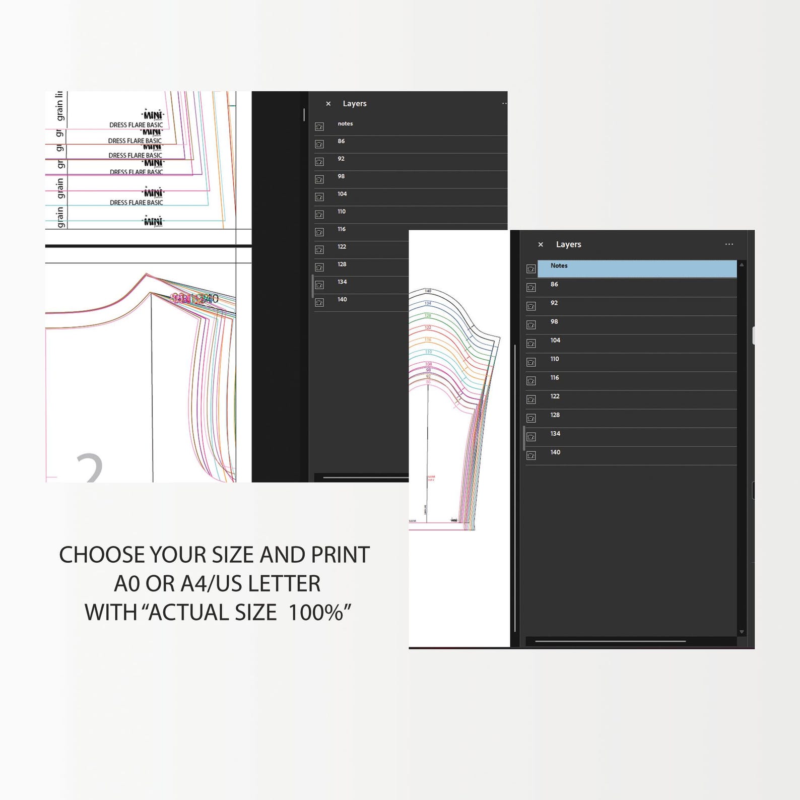 Basic Sweatpants Kids PDF Digital Sewing Pattern, Basic Longpants Kids ...