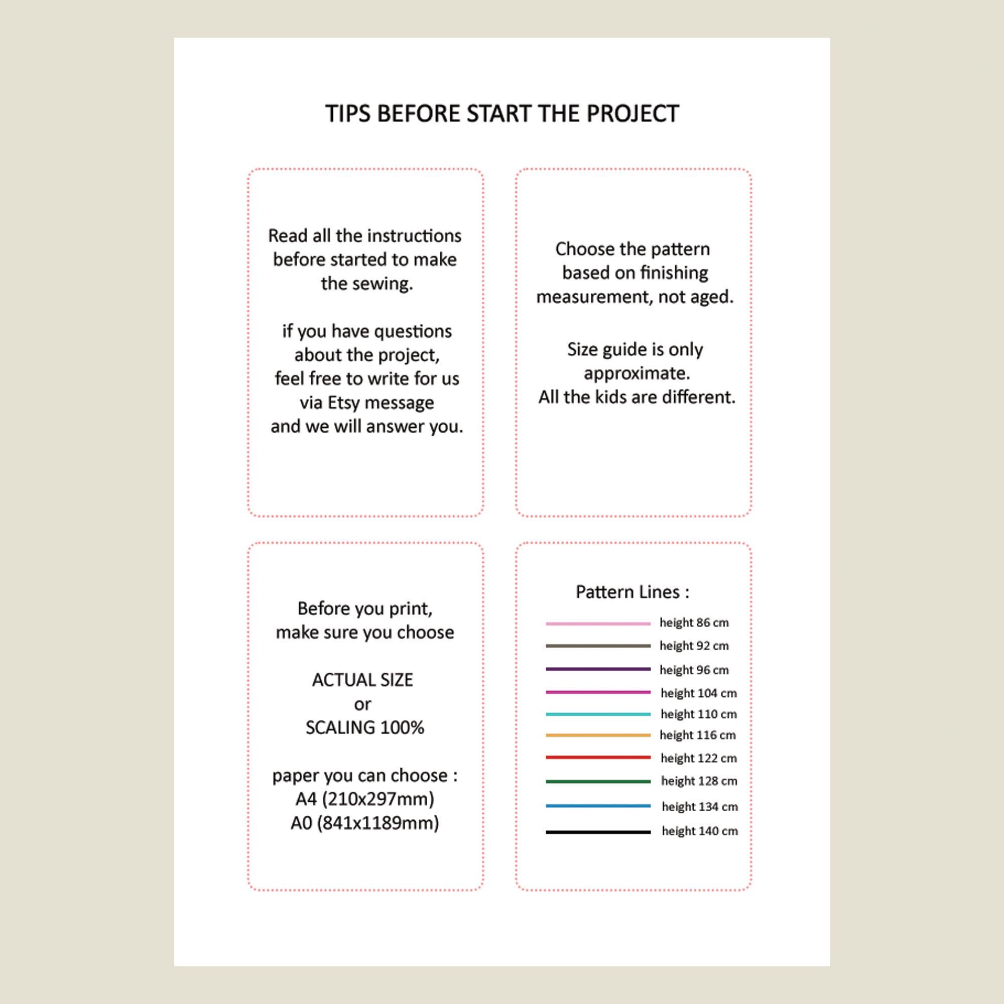 Basic Sweatpants Kids PDF Digital Sewing Pattern, Basic Longpants Kids ...