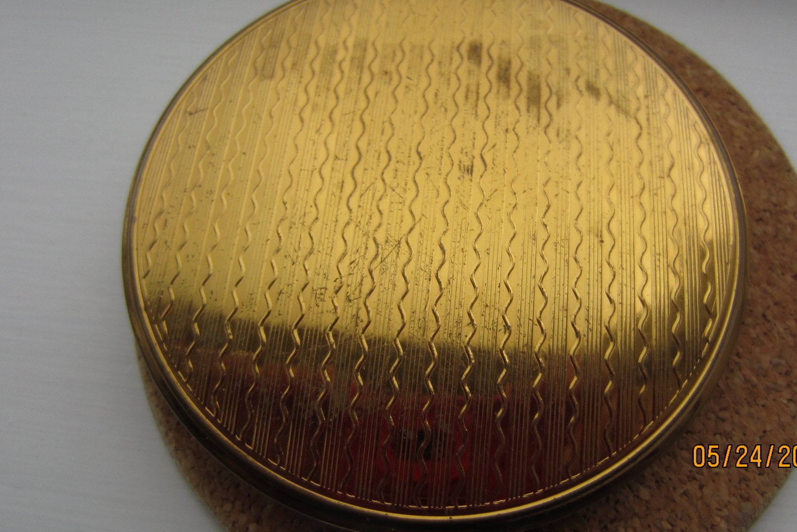 Mascot Compact Vintage With Black and Gold Enamel Design Make - Etsy