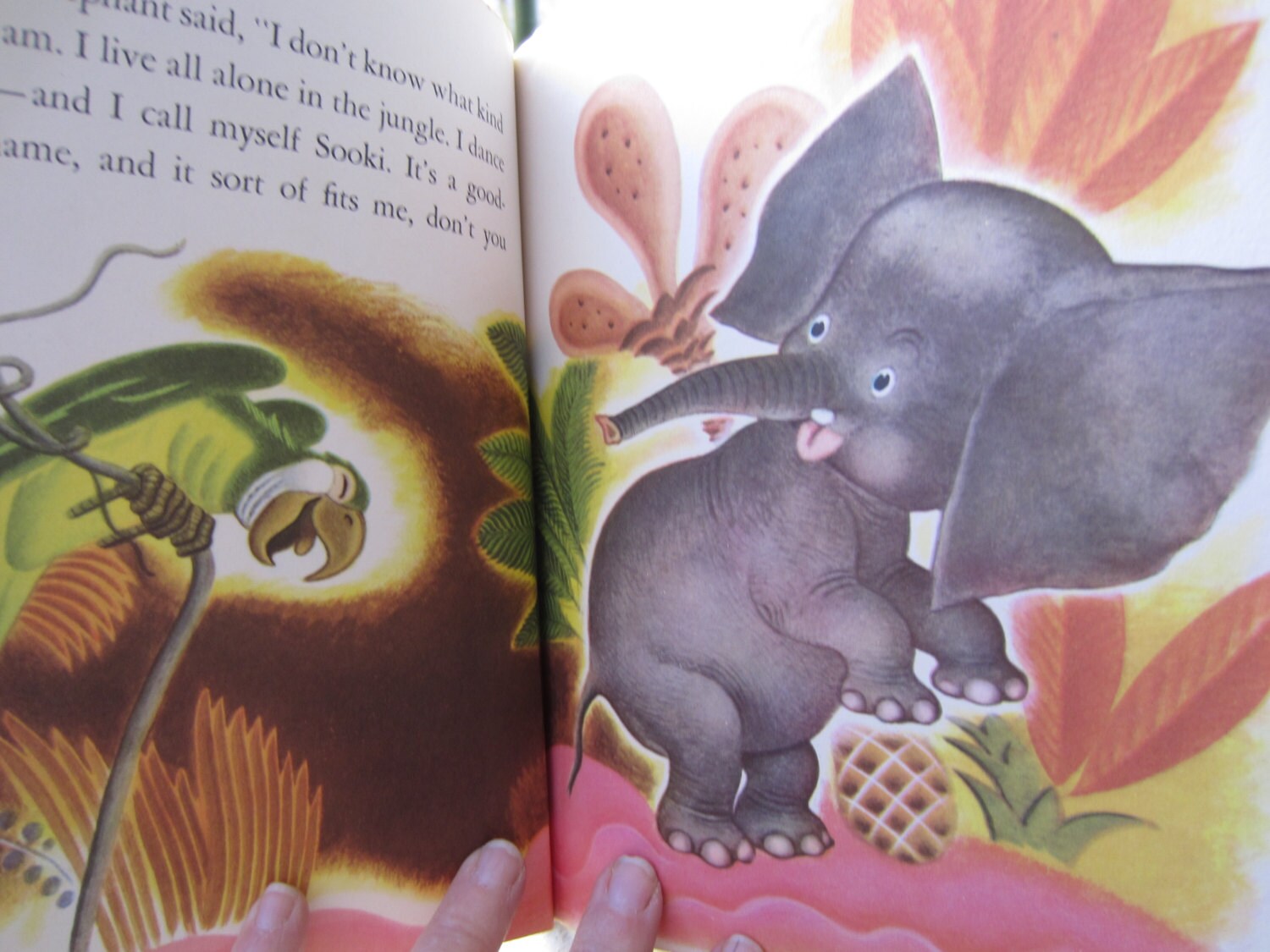 The Saggy Baggy Elephant - A Little Golden Book 1940's - Etsy