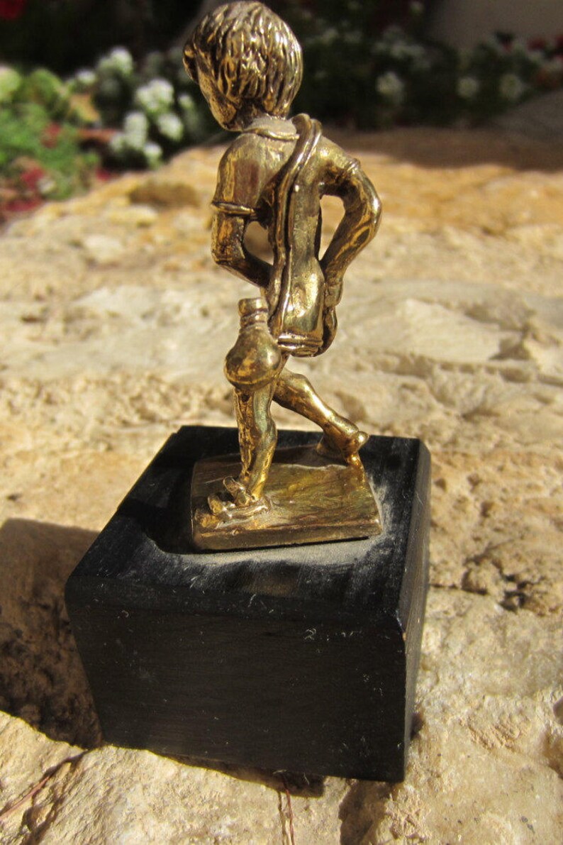 Brass Biblical Figure of David With His Sling Shot One of a Kind Made ...