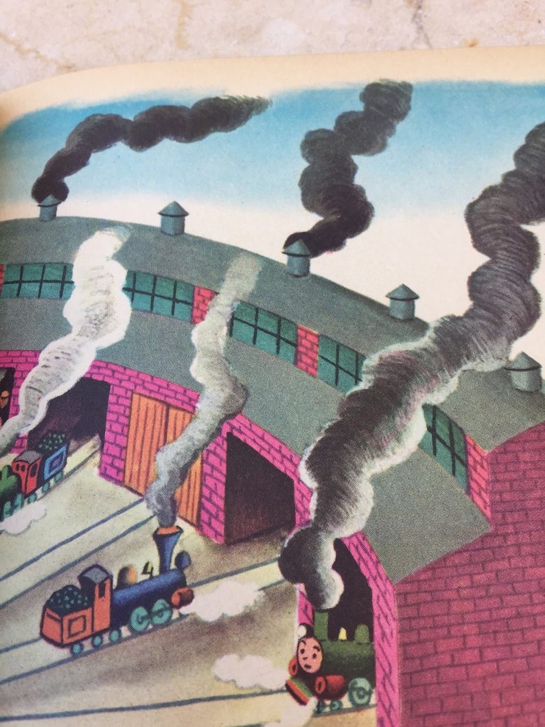 A Giant Little Golden Book Train Stories Books in One 1958 | Etsy