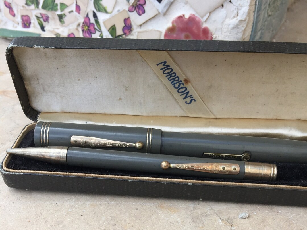 Morrisons Antique Pen and Pencil Set in Original Box From the 1920's - Etsy