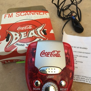 Coca Cola F M Scan Radio Complete in Original Box With Hebrew and ...