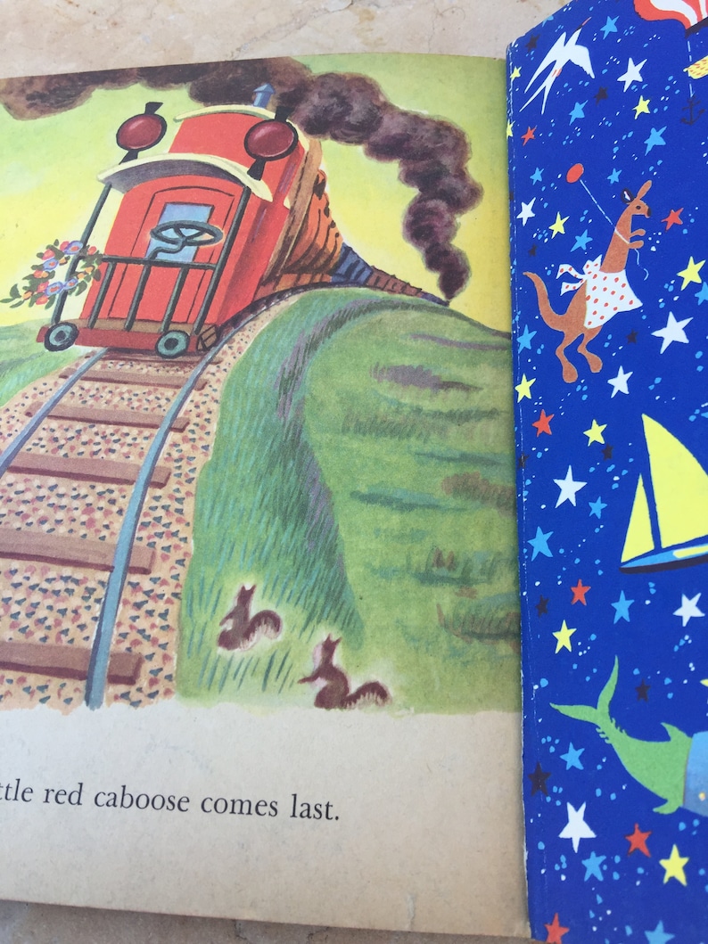 A Giant Little Golden Book Train Stories Books in One 1958 | Etsy