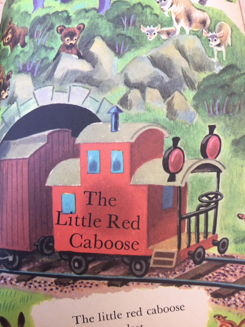A Giant Little Golden Book Train Stories Books in One 1958 - Etsy