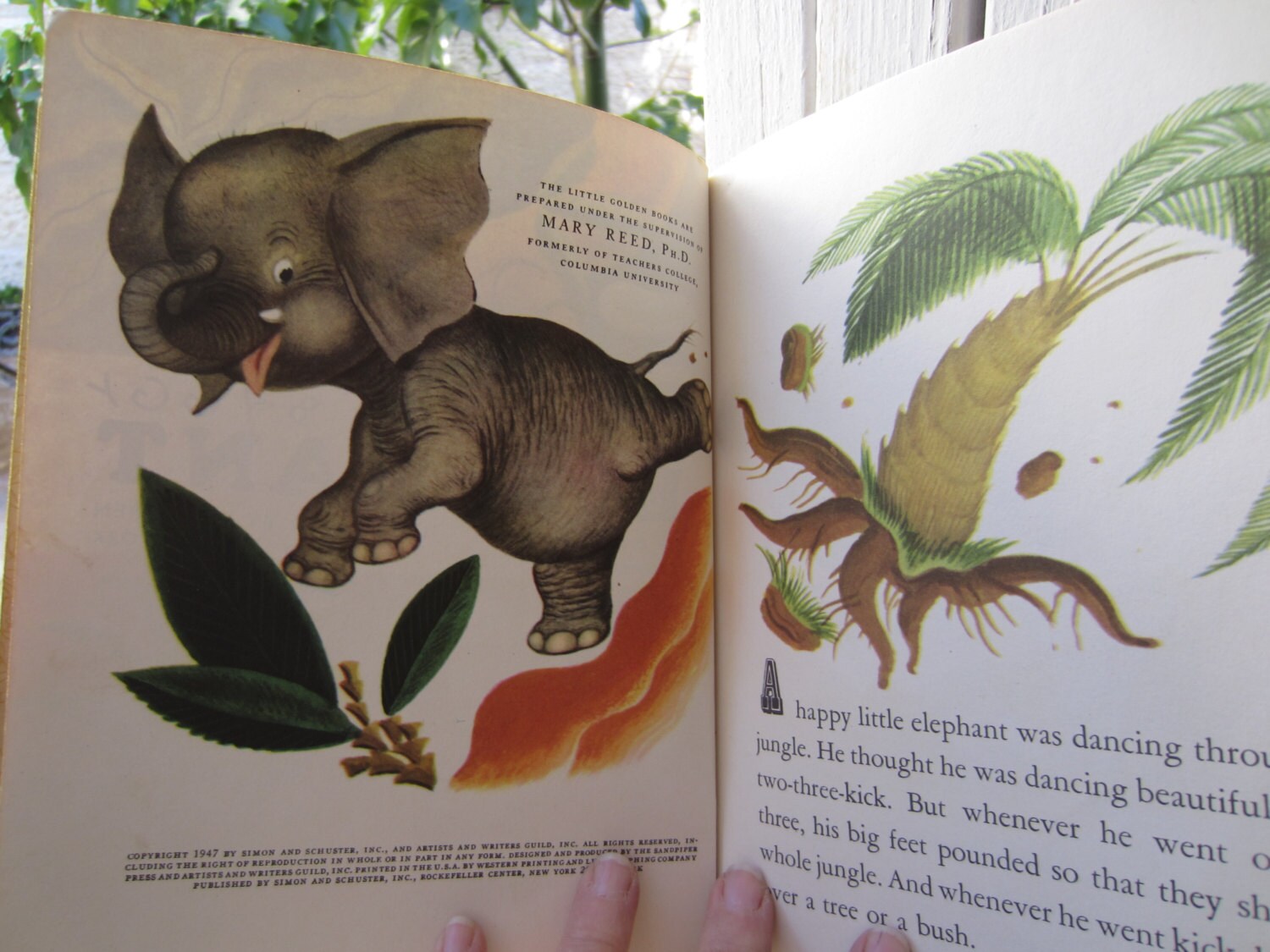 The Saggy Baggy Elephant - A Little Golden Book 1940's - Etsy