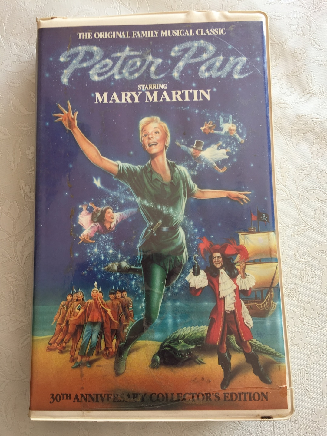 Peter Pan VHS Tape Starring Mary Martin 30 Anniversary Collector's ...