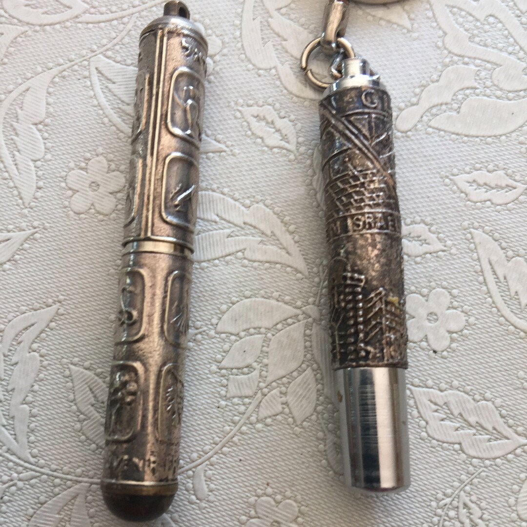 Two Vintage Miniature Key Chains Made in Israel by Globus in the 1950's ...