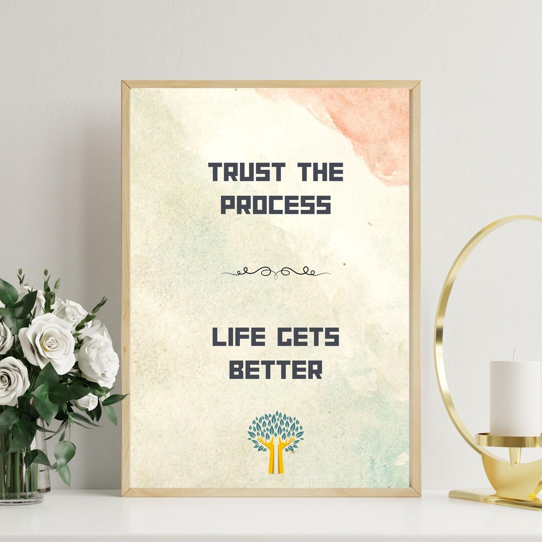 Inspirational Wall Art, Life Gets Better, Inspirational, Encouragement ...