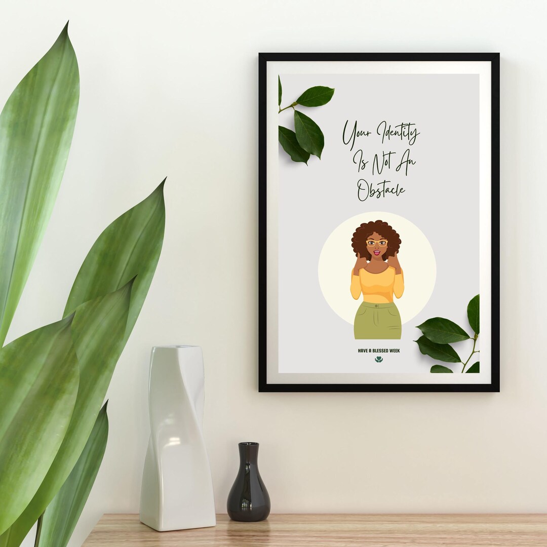 Inspirational Wall Art, Identity, Inspirational, Encouragement ...
