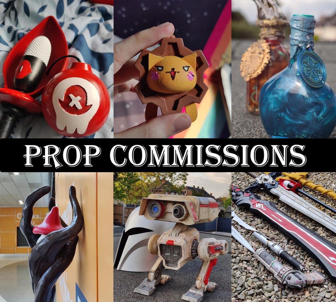Prop Commissions, 3D Printed Cosplay/costume Pieces and Models (uk Only ...
