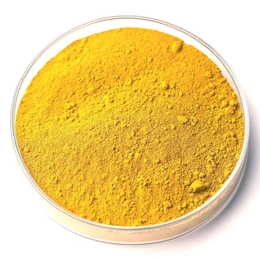 Mars Yellow Pigment | for Oil, Watercolor, Encaustic, Fresco, Tempera ...