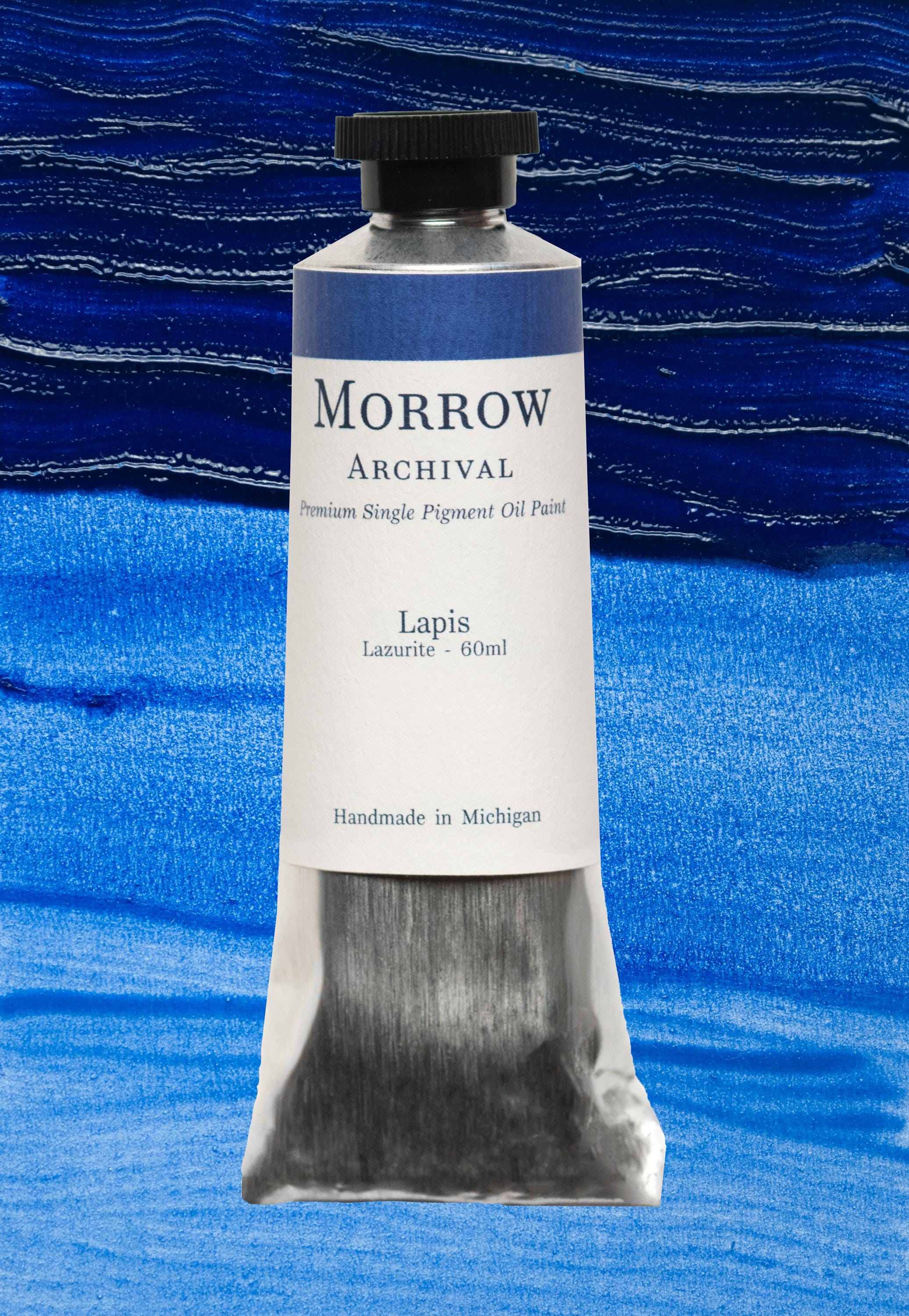 Lapis Blue Oil Paint | Handmade, Natural, Single Mineral Pigment - Etsy