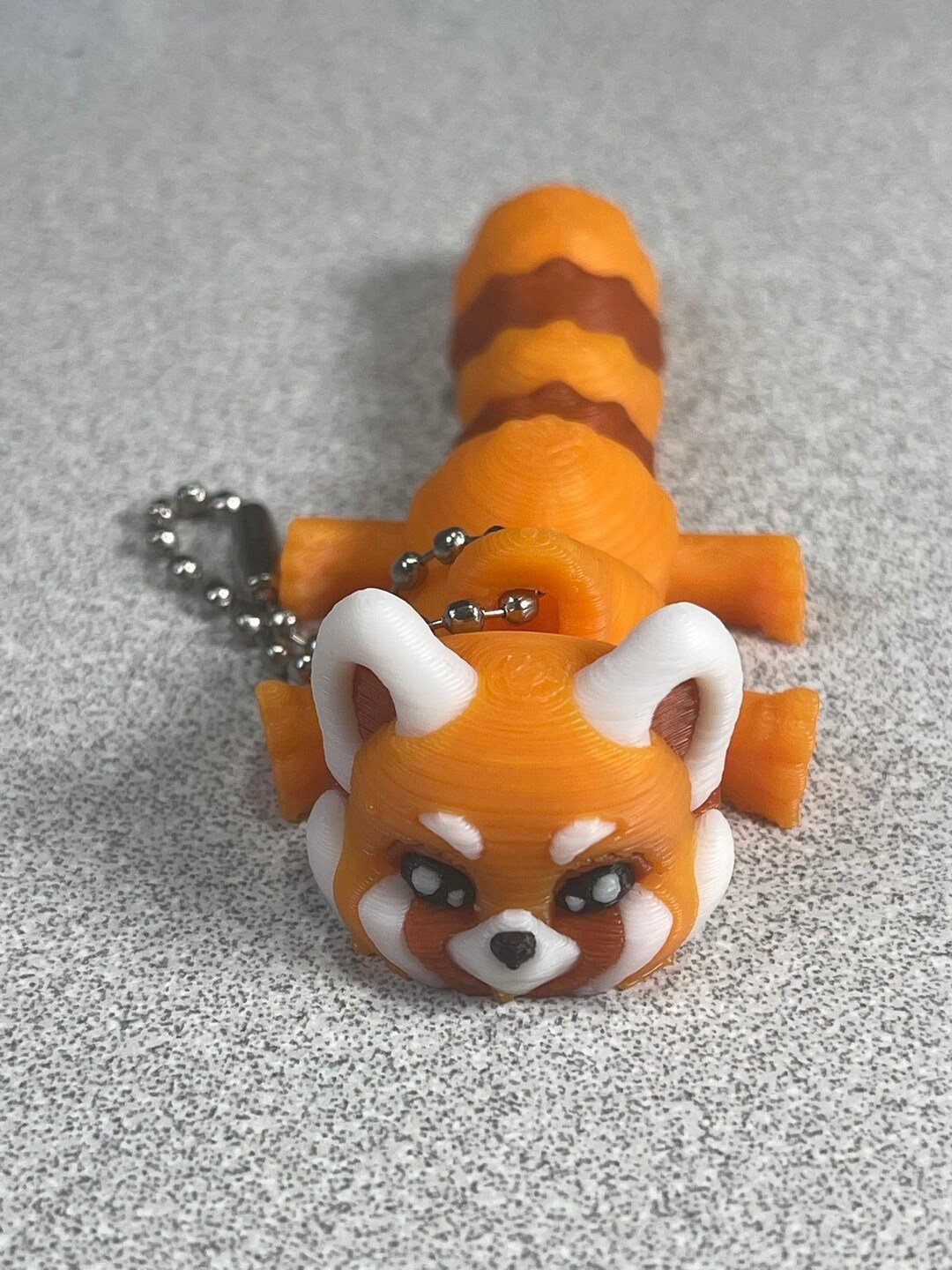 Flexi Red Panda Keychain: Durable Plastic Keyring - Etsy