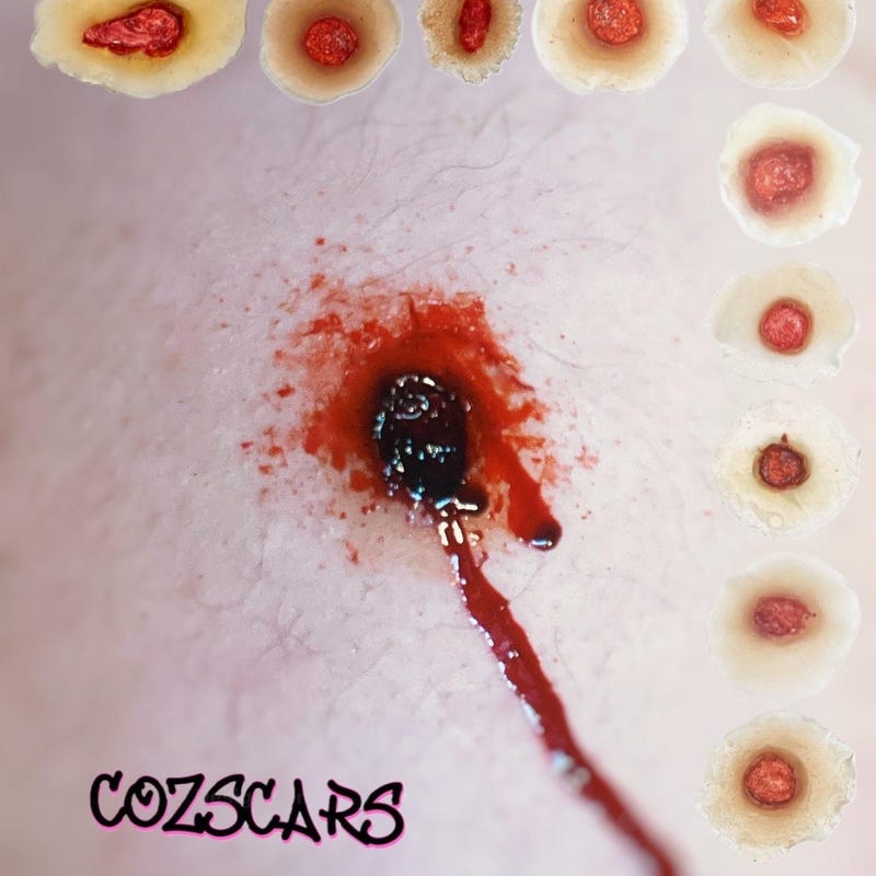 Fake Wound - Etsy UK