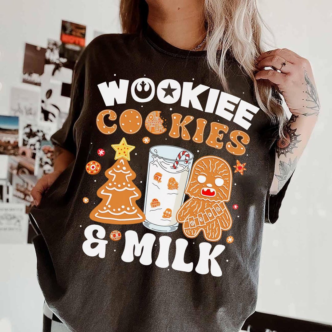 Star Wars Wookiee Cookies & Milk Little Christmas Sketched Christmas ...