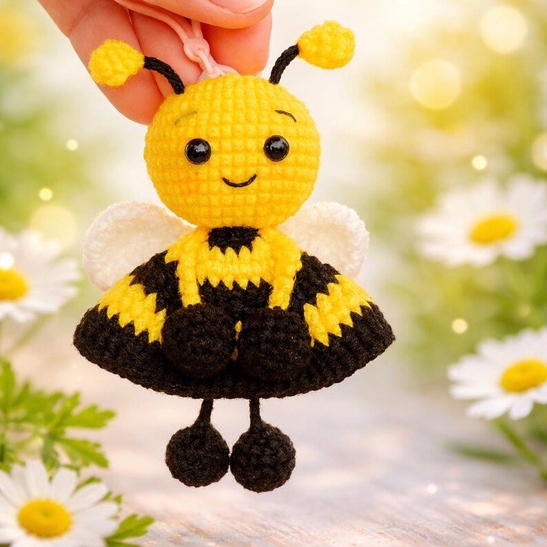Fluffy Bee Amigurumi Pattern, Tiny Baby Bee Crochet, Adorable Chick ...
