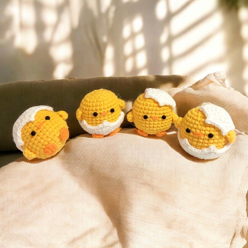 Baby Chick Crochet Pattern, Crochet Chicken Pattern, Cute Easter ...