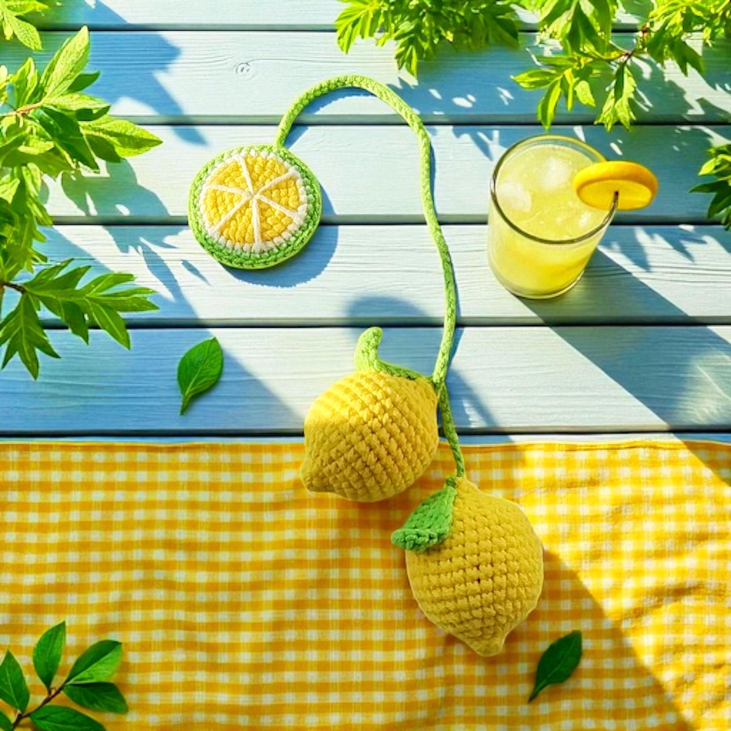 Crochet Pattern Lemon, Crochet Lemon Amigurumi Pattern PDF, Citrus ...