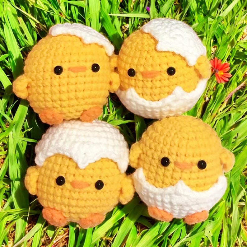 Baby Chick Crochet Pattern, Crochet Chicken Pattern, Cute Easter ...