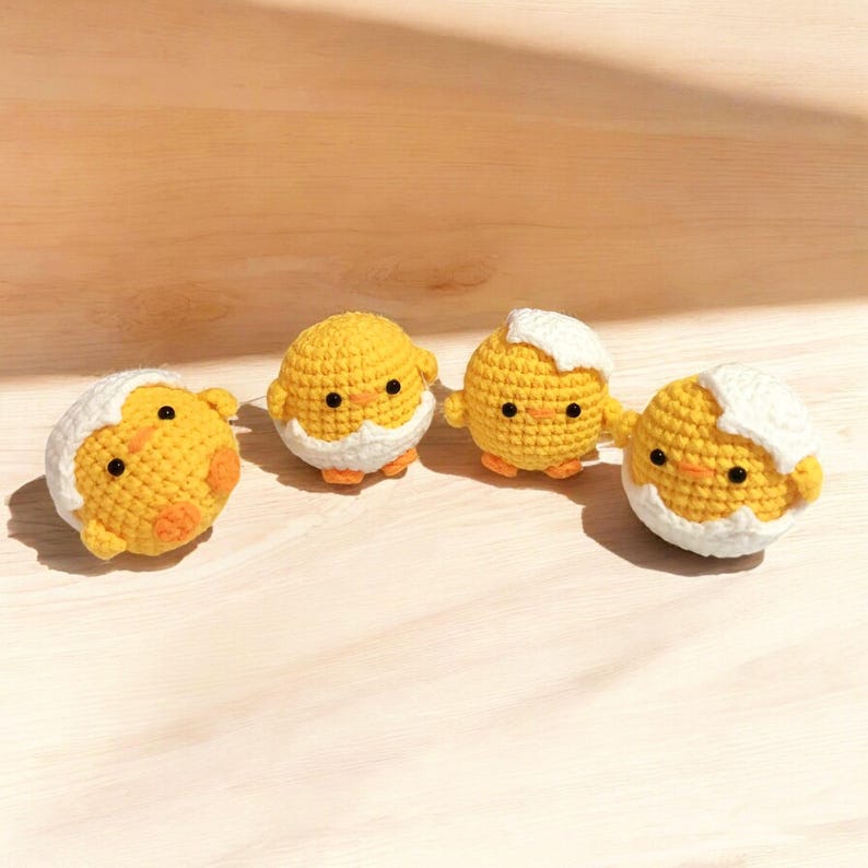 Baby Chick Crochet Pattern, Crochet Chicken Pattern, Cute Easter ...