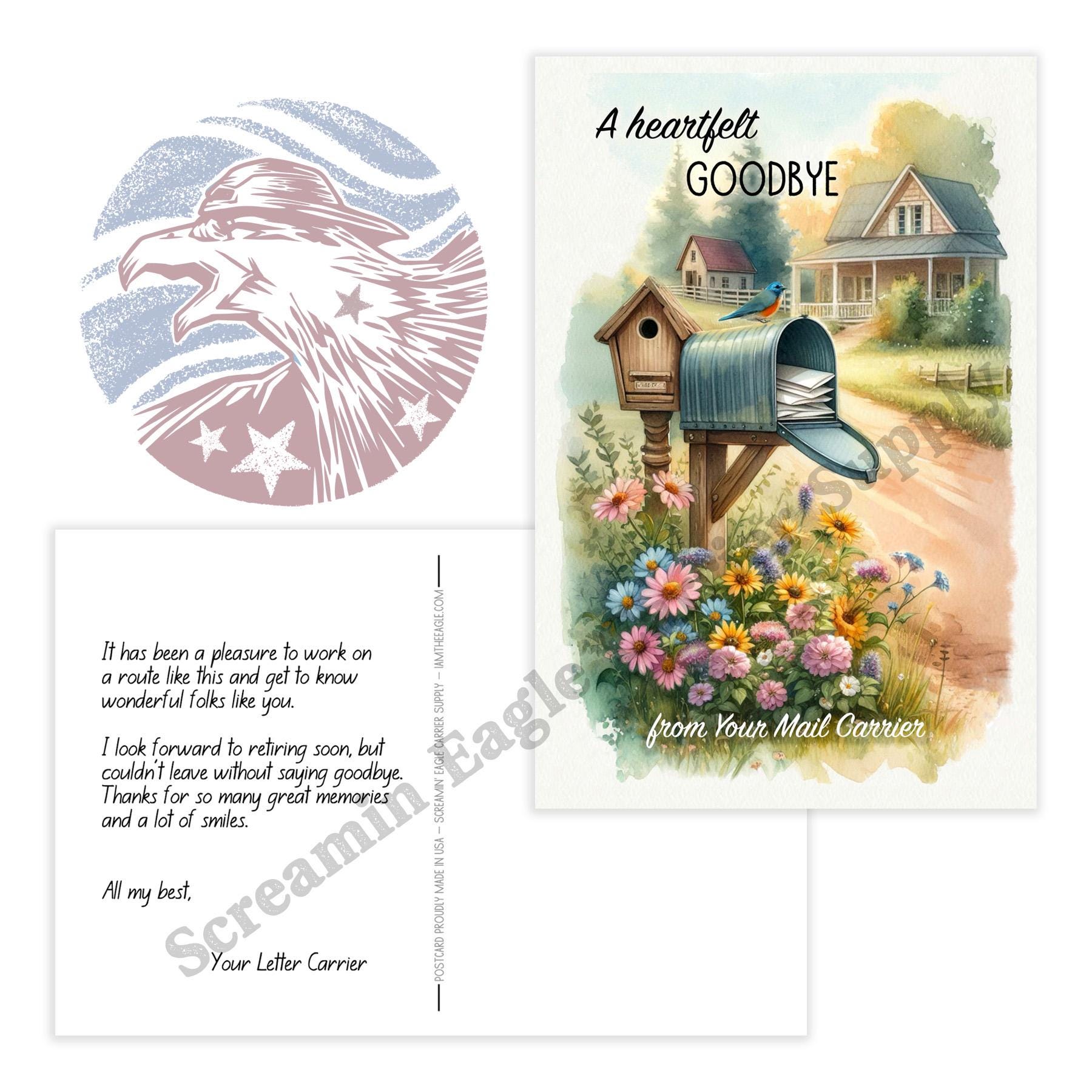 Retirement - Postcards for Mail Carriers - Retirement Announcement ...