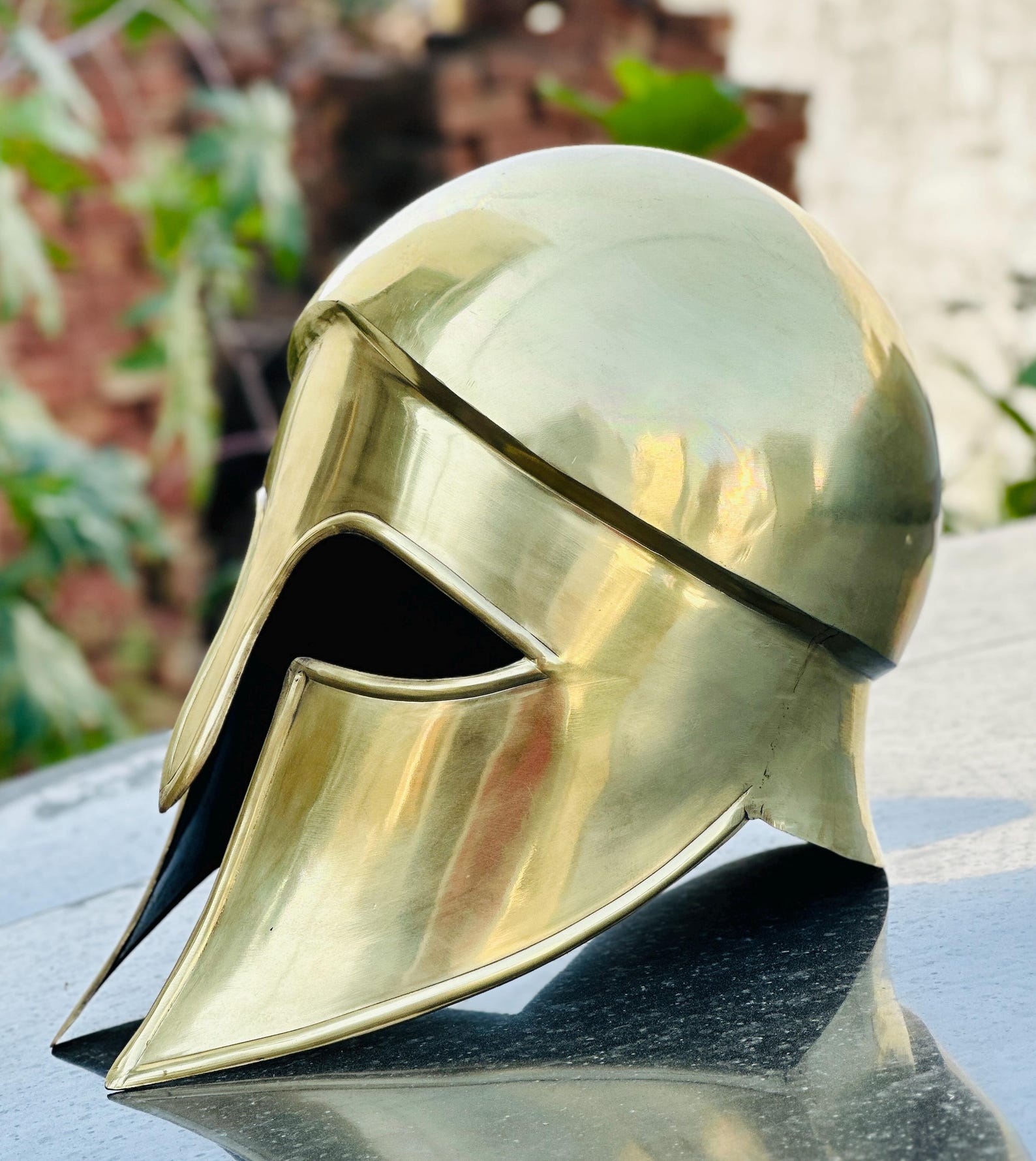 Medieval Corinthian Helmet Wearable Knight Helmet Greek Spartan King ...
