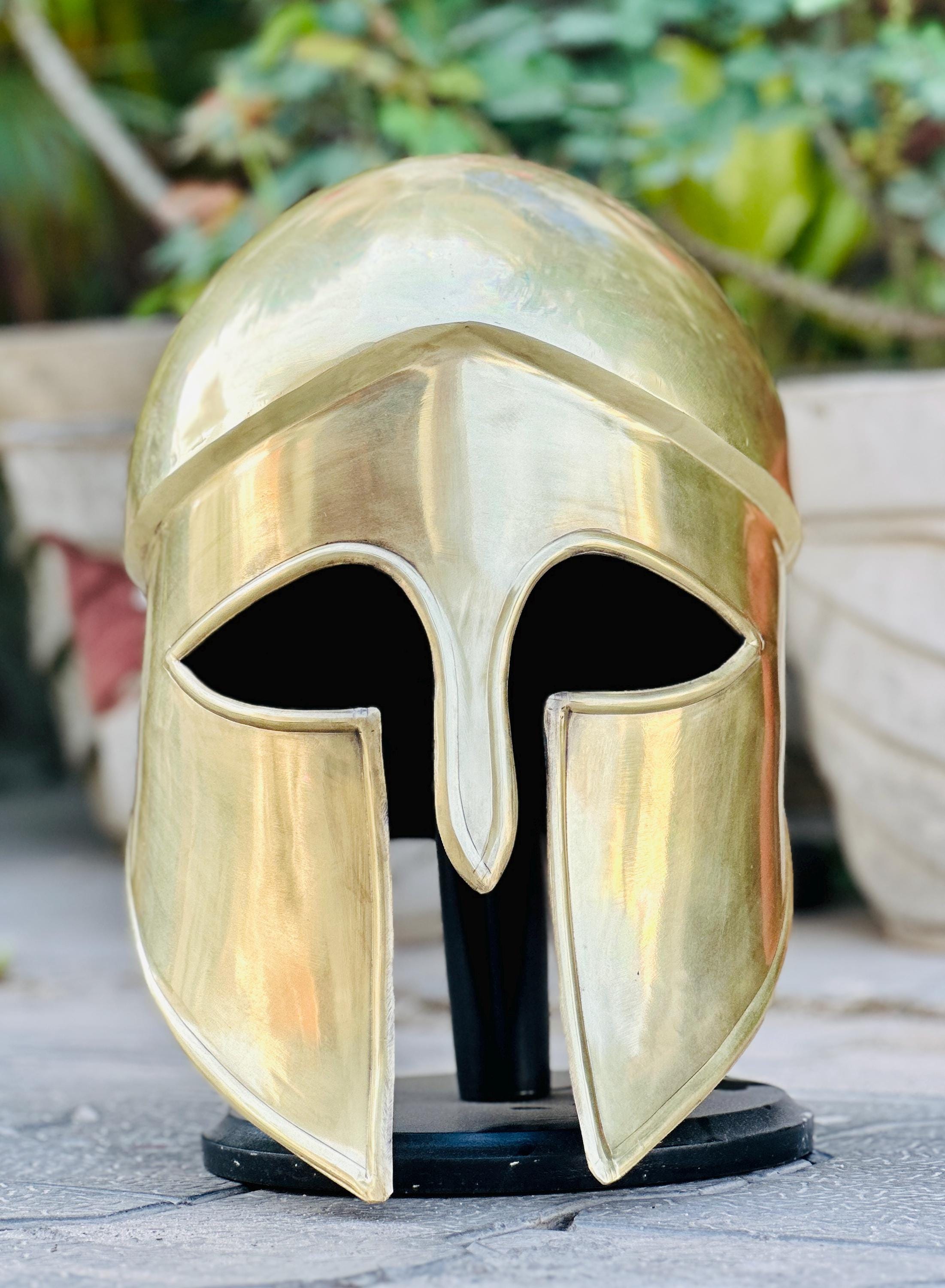 Medieval Corinthian Helmet Wearable Knight Helmet Greek Spartan King ...