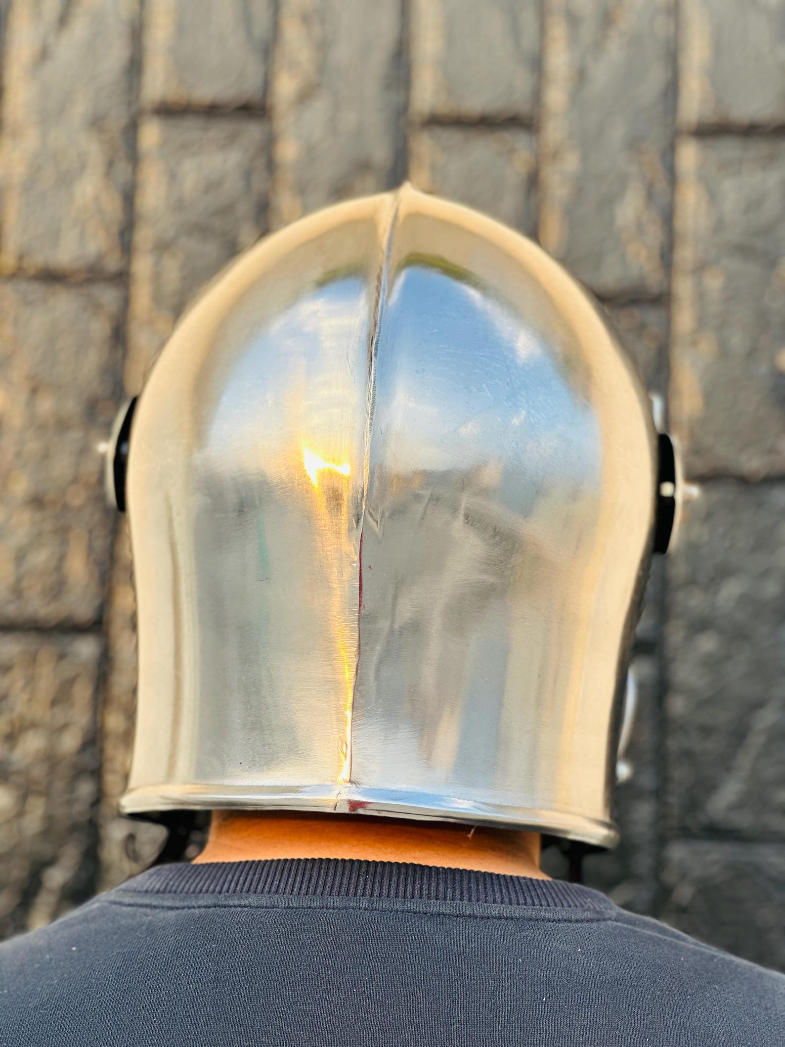 Medieval Barbute Helmet Knight Wearable Steel Helmet Steel - Liner ...