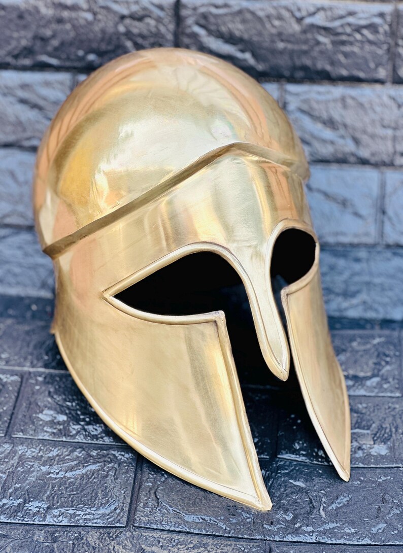 Medieval Corinthian Helmet Wearable Knight Helmet Greek Spartan King ...