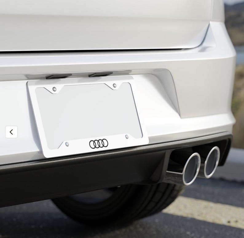 Audi License Plate Frame - Etsy