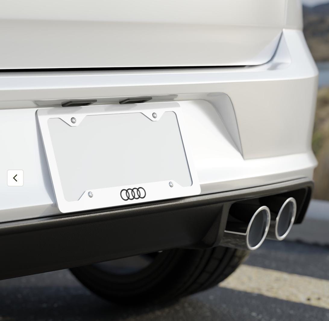 Audi License Plate Frame - Etsy