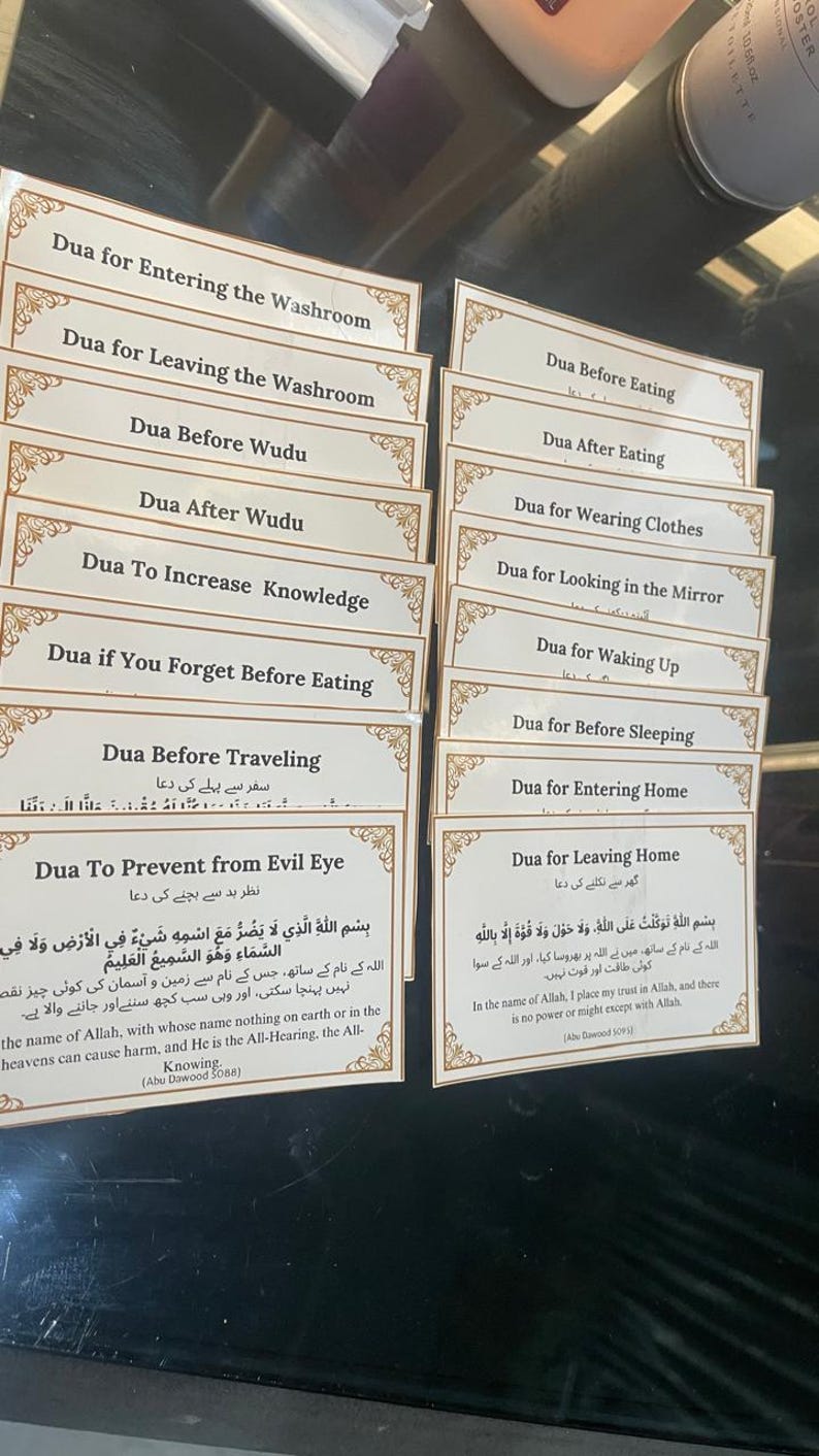 Basic Everyday Duas - Stickers 16 Pc - Etsy