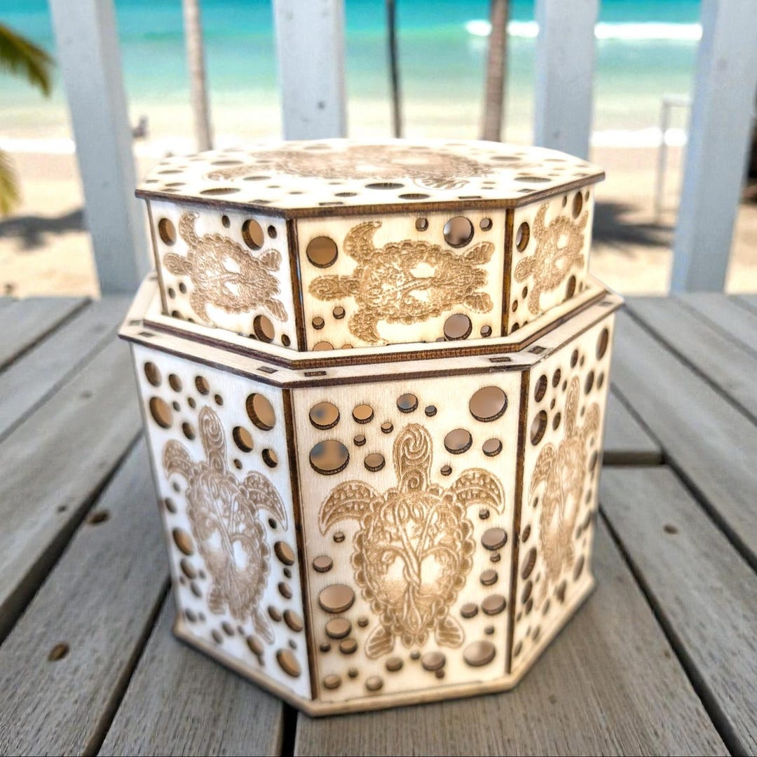 Sea Turtle With Tree of Life Tabletop Lantern - Etsy