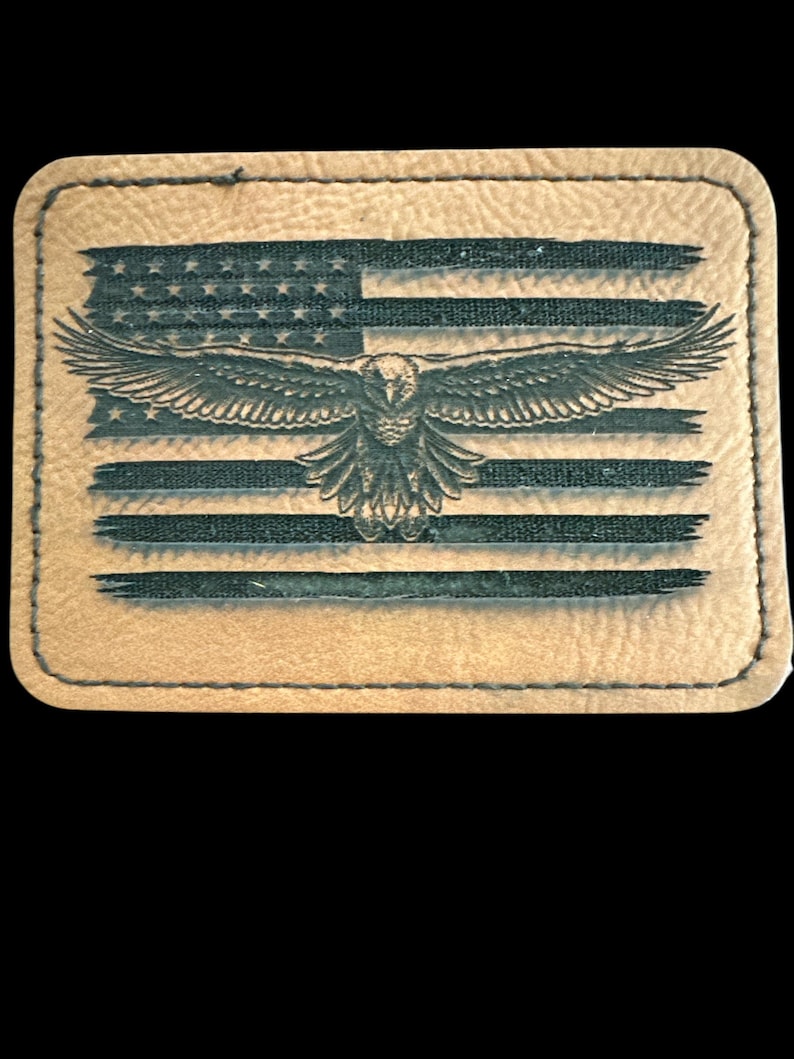 Leather Laser Engraved Hat Patches - Etsy