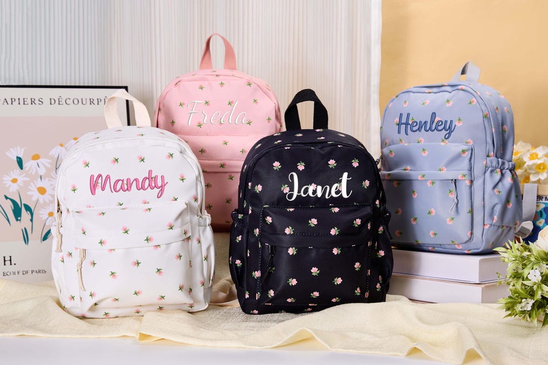 Customized Preschool Book Bag,monogrammed Baby Backpacks,nursery School ...
